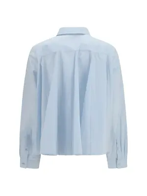 Loewe Anagram Embroidered Shirt - Light Blue