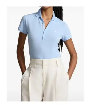 Polo Ralph Lauren Julie Slim Fit Polo Shirt - Blue