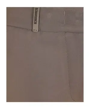 Peserico Tailored Stretch Viscose Trousers - Marrone