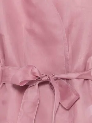 Antonelli Firenze Long Sleeve Tie Detailed Jacket - Pink