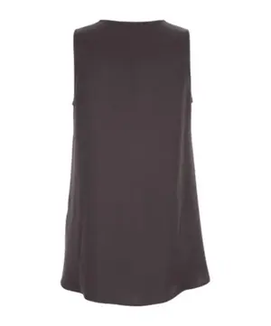 Antonelli Firenze V-neck Sleeveless Blouse - Brown