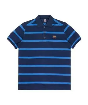 PAUL  SHARK Striped Logo Polo Shirt