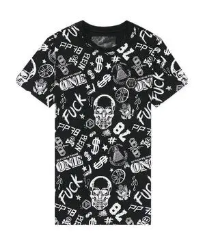 Philipp Plein Logo Printed T-shirt
