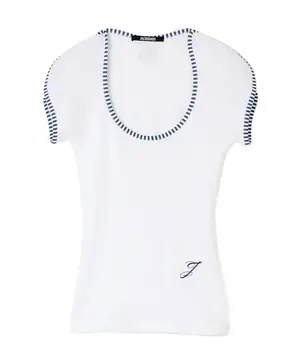 Jacquemus The Espiral T-shirt With Striped Edging