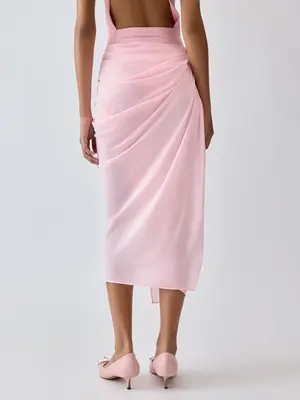 Jacquemus Asymmetric Draped Knee-length Skirt - No