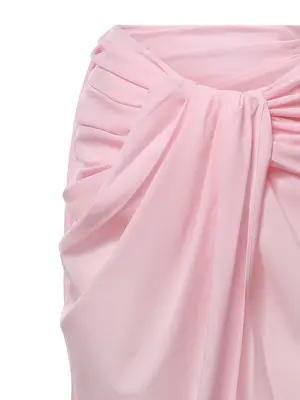 Jacquemus Asymmetric Draped Knee-length Skirt - No