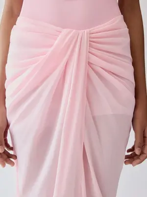 Jacquemus Asymmetric Draped Knee-length Skirt - No