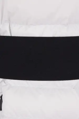 Moncler Logo Patch Quilted Down Jacket With Hood