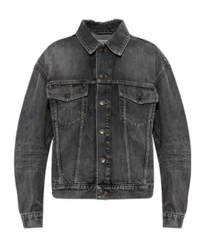 Balenciaga Logo Patch Denim Jacket
