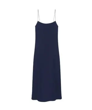 ANINE BING Mae Spaghetti-strap Maxi Dress - Navy