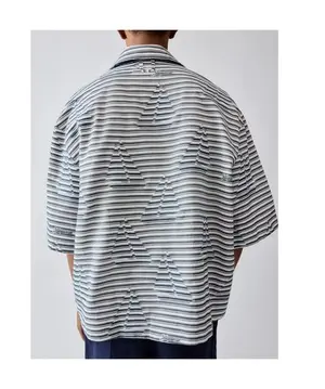 Jacquemus Sail-print Striped Shirt
