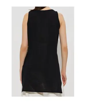 DARKPARK Ivy Scoop-neck Tank Top - Black