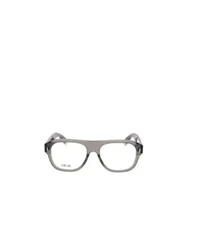 Dior Square Frame Eyeglasses - Gray