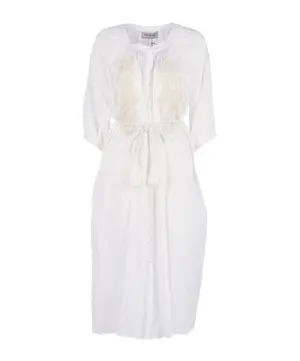 Ermanno Scervino Belted Midi Dress - No
