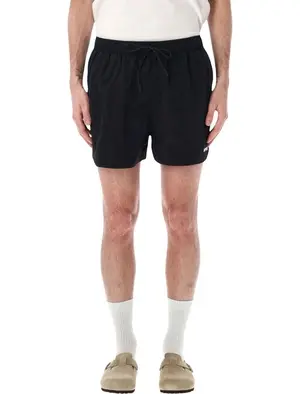 REPRESENT Logo Drawstring Swim Shorts - Black