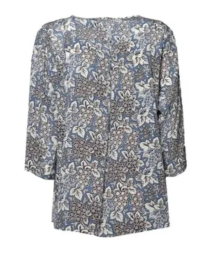 Max Mara Floral Print Blouse