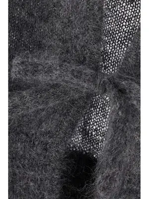 GANNI Long Sleeve Knitwear With Tie Detail