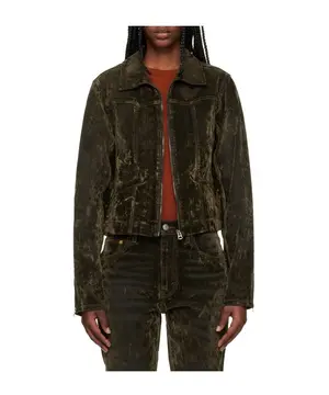 RE/DONE Slim Zip Denim Jacket
