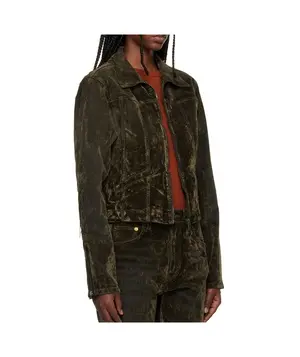 RE/DONE Slim Zip Denim Jacket