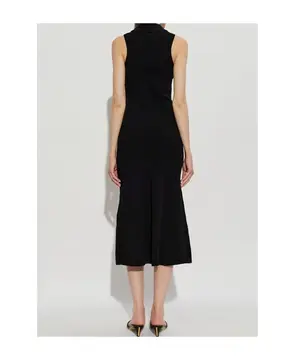 Victoria Beckham Sleeveless Zip-fastening Midi Dress