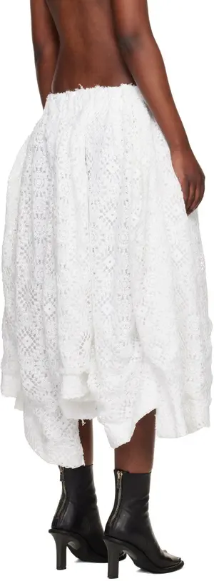 Comme Des Garçons Lace Overlay Pants
