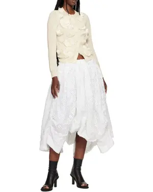 Comme Des Garçons Lace Overlay Pants