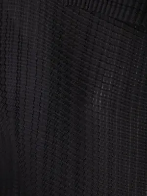 Issey Miyake Pleated Open Cardigan