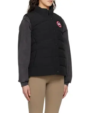 Canada Goose Logo Patch High-neck Puffer Gilet