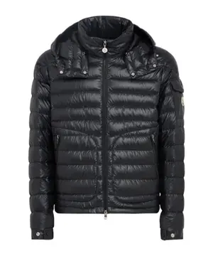 Moncler Lauros Tech Down Jacket - Black