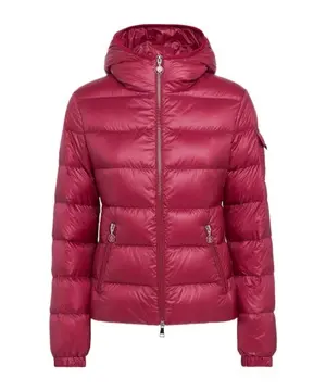 Moncler Glesse Hooded Down Jacket - Red