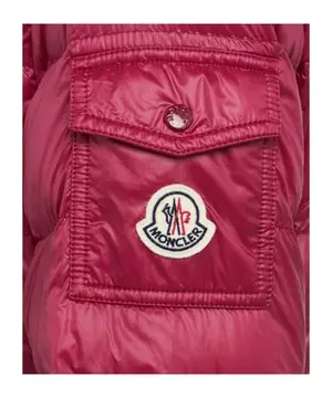Moncler Glesse Hooded Down Jacket - Red