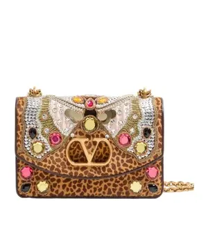 Valentino Garavani Vain Chain-strap Shoulder Bag - Brown