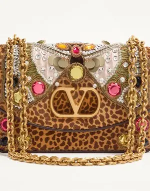 Valentino Garavani Vain Chain-strap Shoulder Bag - Brown