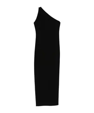 Norma Kamali One-shoulder Maxi Dress - Black