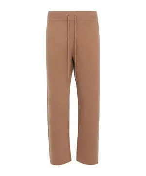 Moncler Wool Cashmere Jogging Pants - Brown
