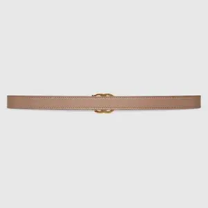 Gucci Gg Marmont Reversible Skinny Belt - Black