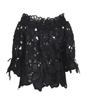 Ermanno Scervino Off-shoulder Embroidered Top