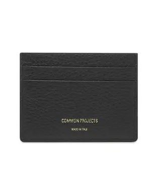 COMMON PROJECTS Logo-stamp Cardholder - Black