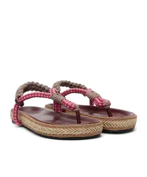 Isabel Marant Étoile Gypso Braided Sandals - Multicolor