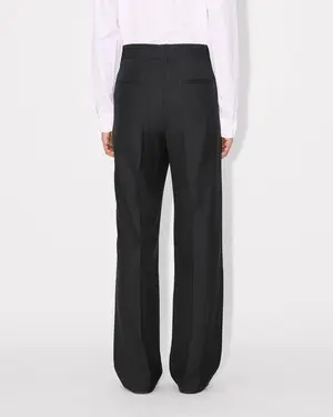 Kenzo Straight Tailored Virgin Wool Pants