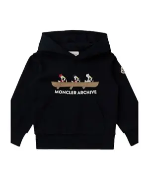 Moncler Embroidered Duck Cotton Hoodie