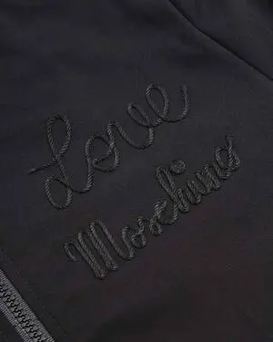 Moschino Embellished Logo Casual Jacket