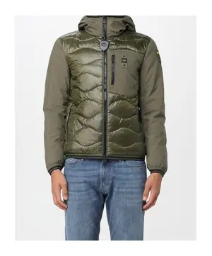 BLAUER. Zip-up Hooded Jacket With Chest Pocket