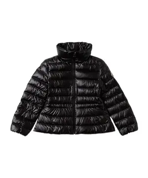 Moncler Shiny Nylon Down Jacket - Black