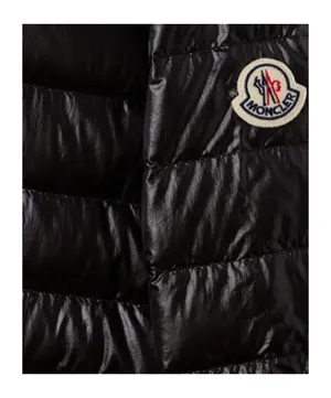 Moncler Shiny Nylon Down Jacket - Black