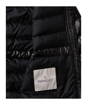 Moncler Shiny Nylon Down Jacket - Black
