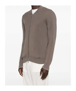Brunello Cucinelli Ribbed Zip-fastening Cardigan