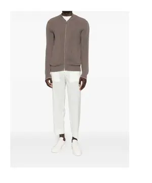 Brunello Cucinelli Ribbed Zip-fastening Cardigan