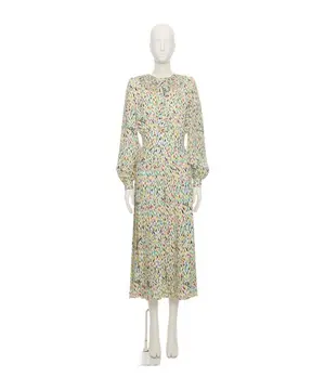 Valentino Garavani Long-sleeved Printed Dress
