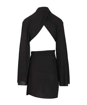 AMAZUIN Ines Cut-out Draped Dress